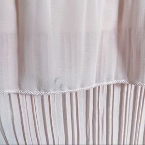 Amazon | Dresses | Amazon Pastel Pink Ruffle Dress Off The Shoulders ...